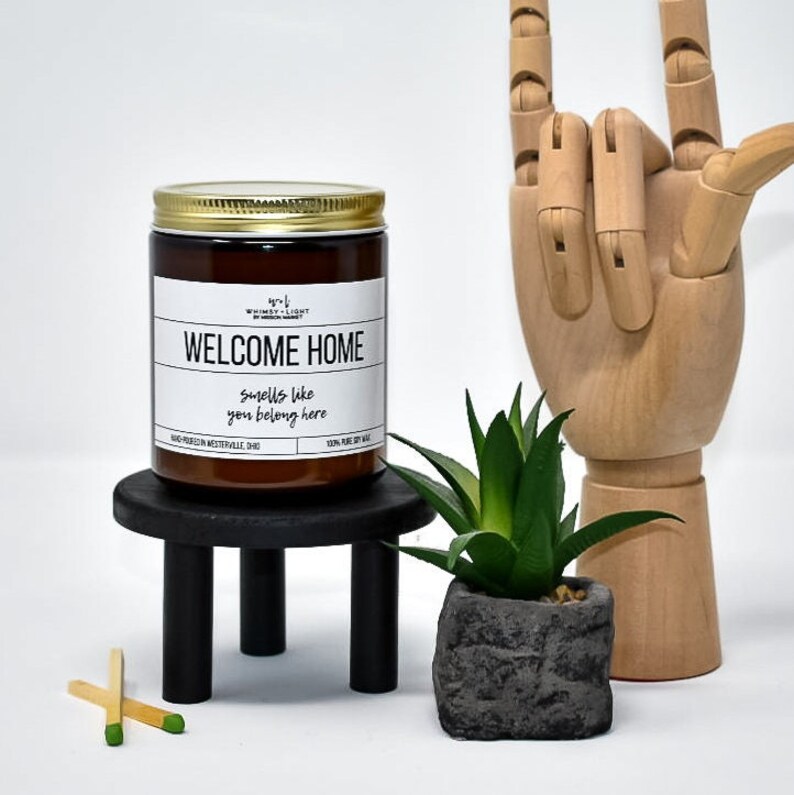 Welcome Home Candle Choose Your Scent Hand-poured 8 Oz. - Etsy