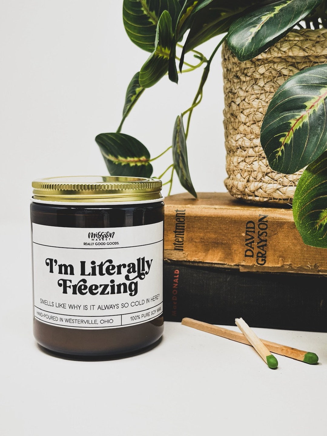 I'm Literally Freezing Candle | Choose Your Scent | Hand-poured 8 Oz ...