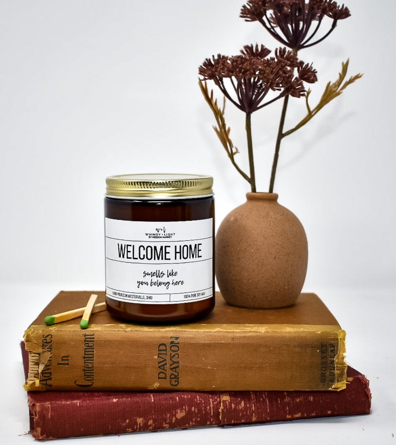 Welcome Home Candle Choose Your Scent Hand-poured 8 Oz. - Etsy