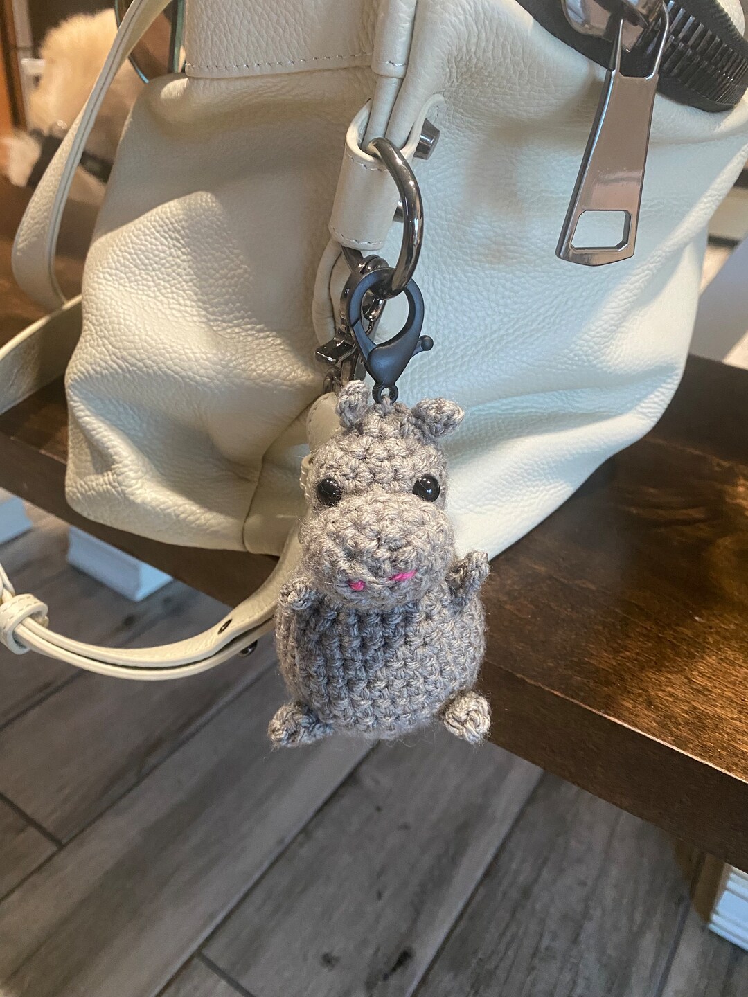 Hippo Backpack Buddies| Crochet | Hippo | Keychain| Hippopotamus - Etsy