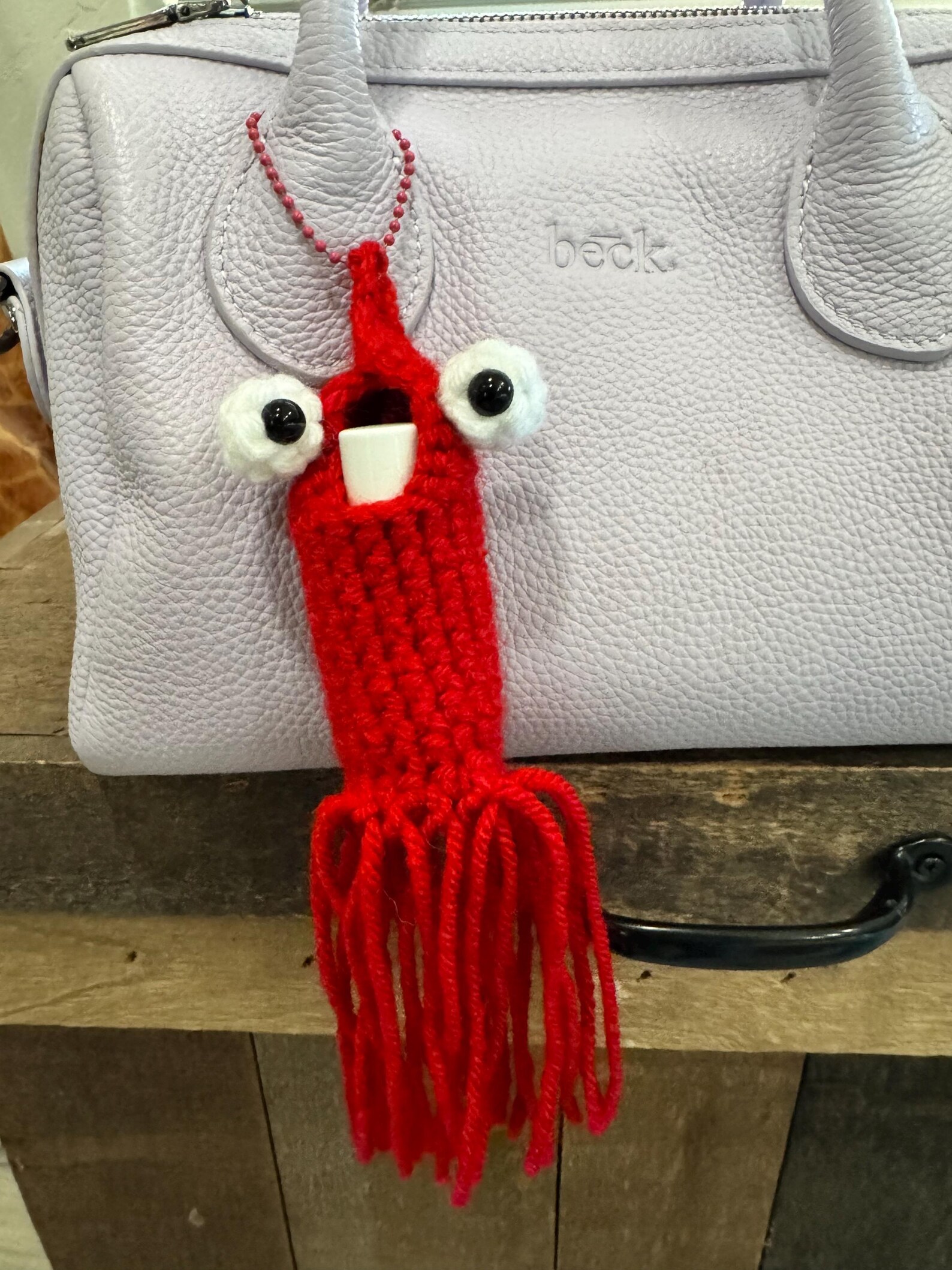 Yip Yip Lip Balm Holder Crocheted Yip Yip crochet Homemade Lip Balm Keychain - Etsy