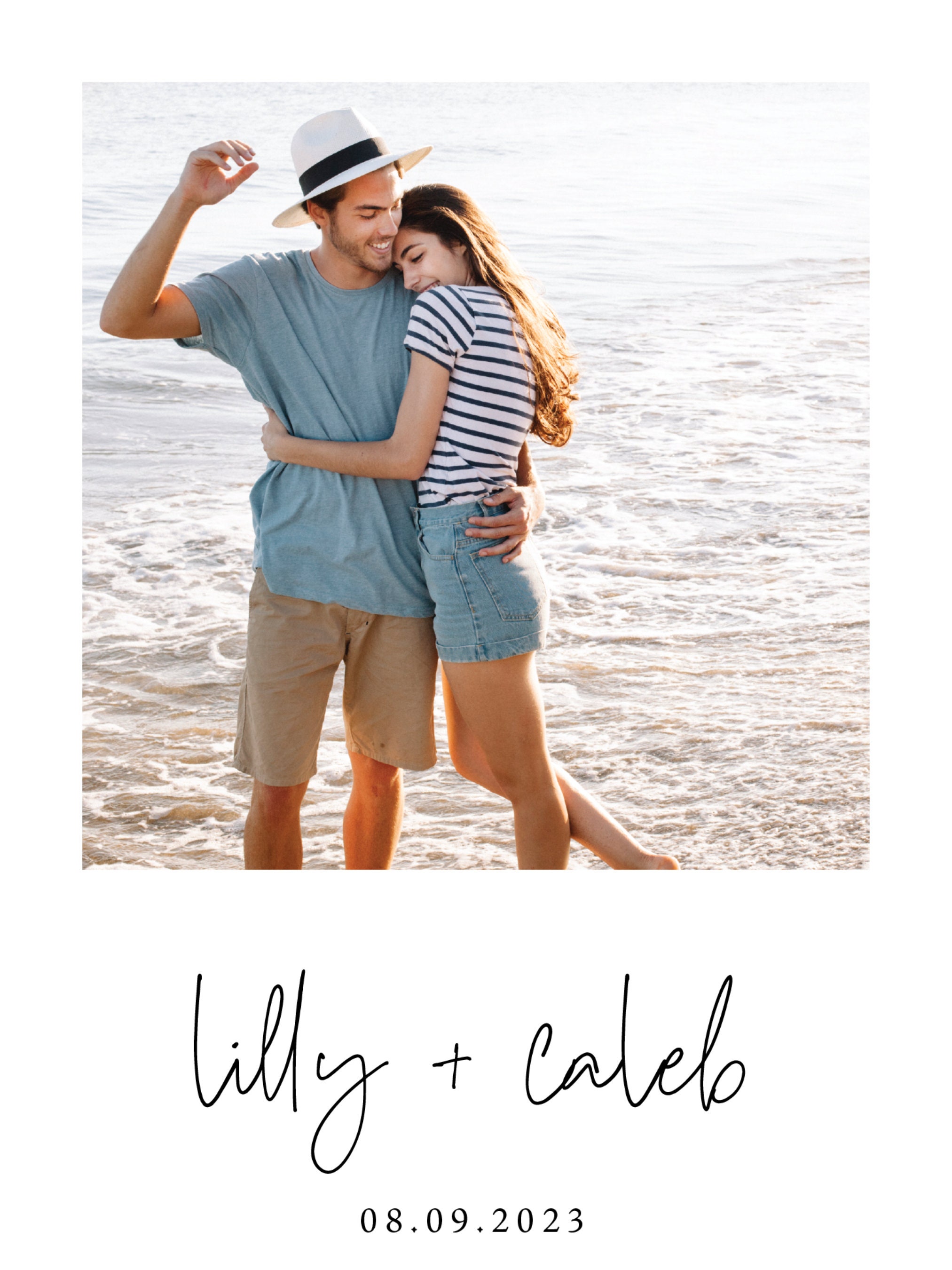 Minimalist Wedding Invitation Template, Editable Minimalist, Wedding ...