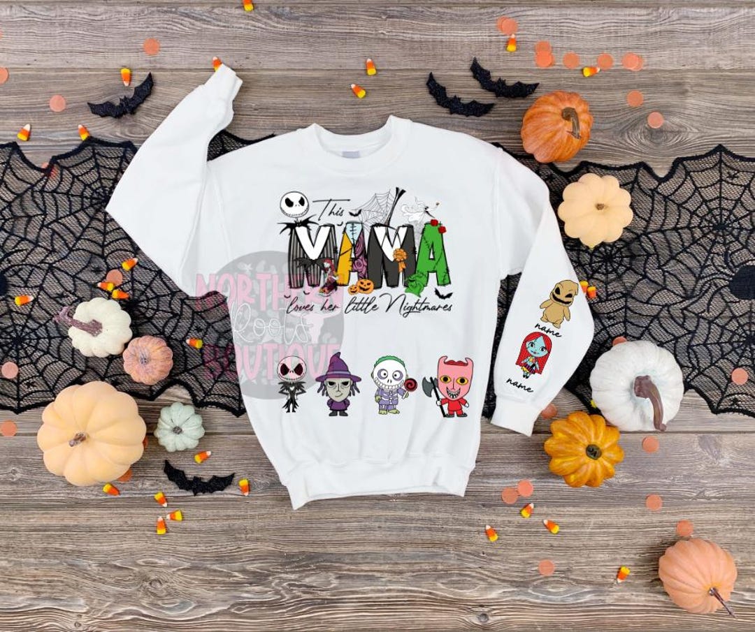 This MAMA Loves Her Little Nightmares Crewneck - Etsy
