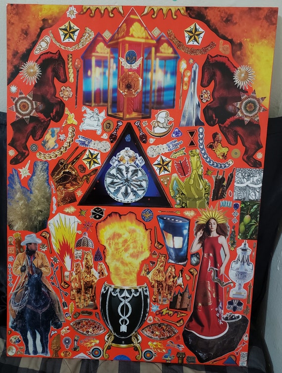 Zodiac Collage Series Sagittarius - Etsy