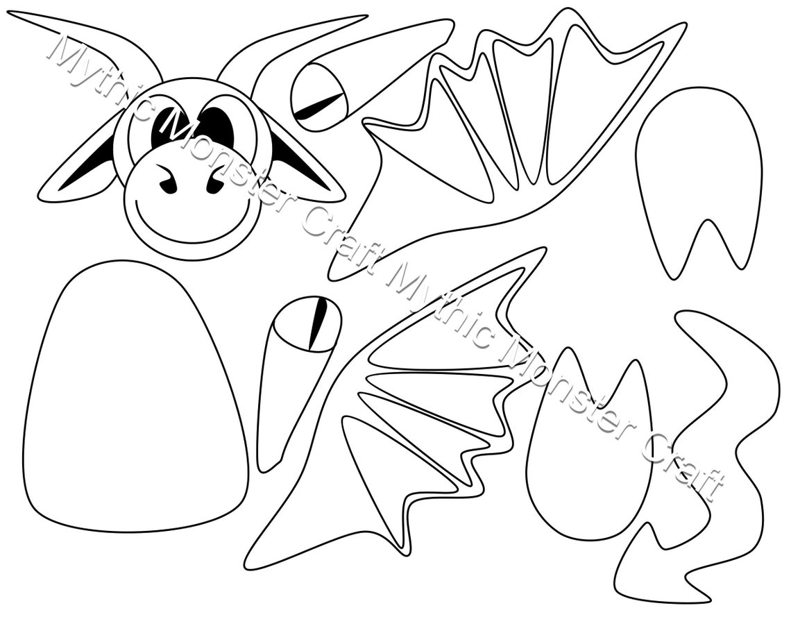 Kid Jersey Devil Paper Craft - Printable Template, Instant Digital ...