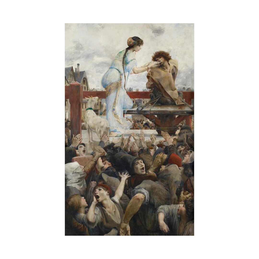 French Art Print, Luc-olivier Merson, A Tear for a Drop of Water Poster ...