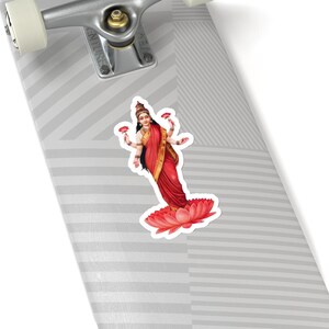 Lakshmi Hindu Goddess Decal Sticker, Perfect for Laptop and Water ...