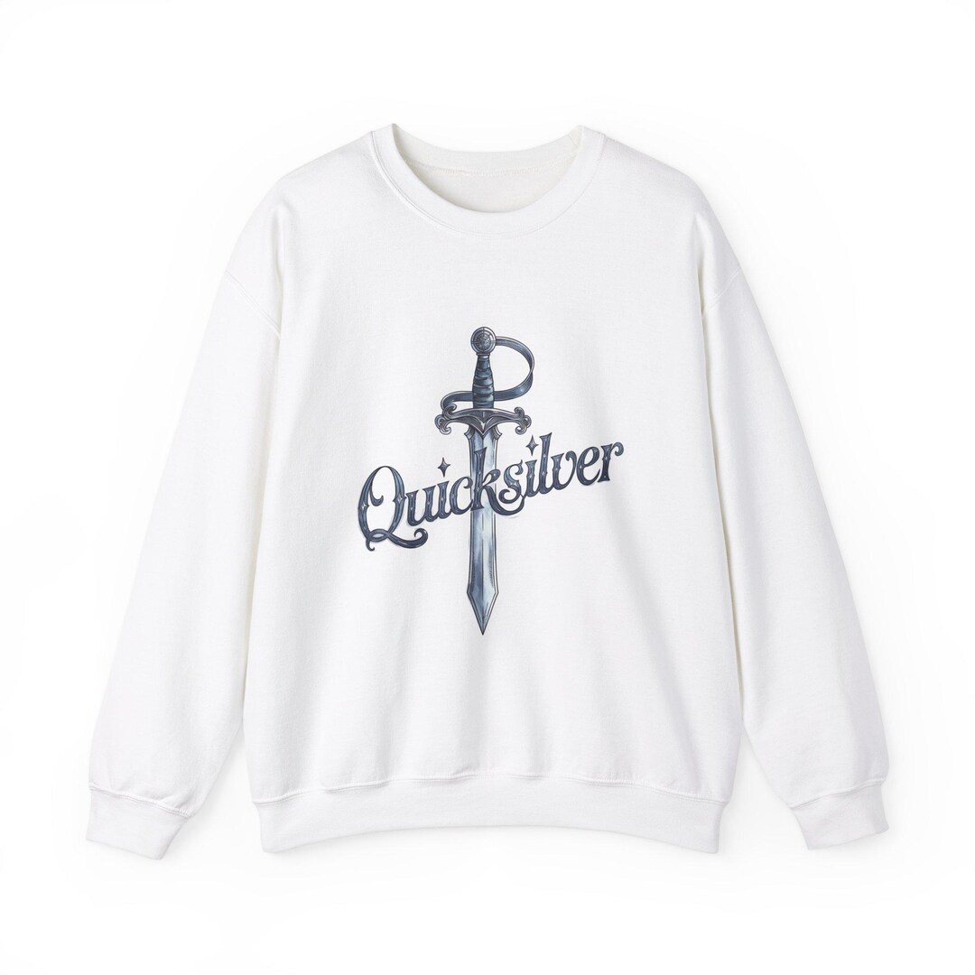 Quicksilver Sword Sweatshirt - Watercolor Book-inspired Unisex Crewneck ...