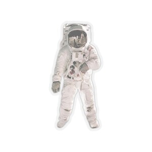 American Astronaut Sticker - Space Enthusiast Gift, Cosmic Decor, Outer ...