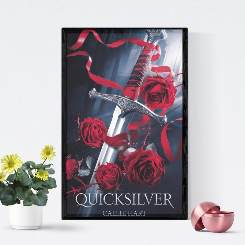 Quicksilver Book Cover - Etsy