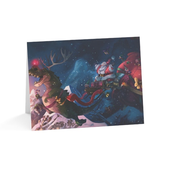 Funny Santa Card - Etsy