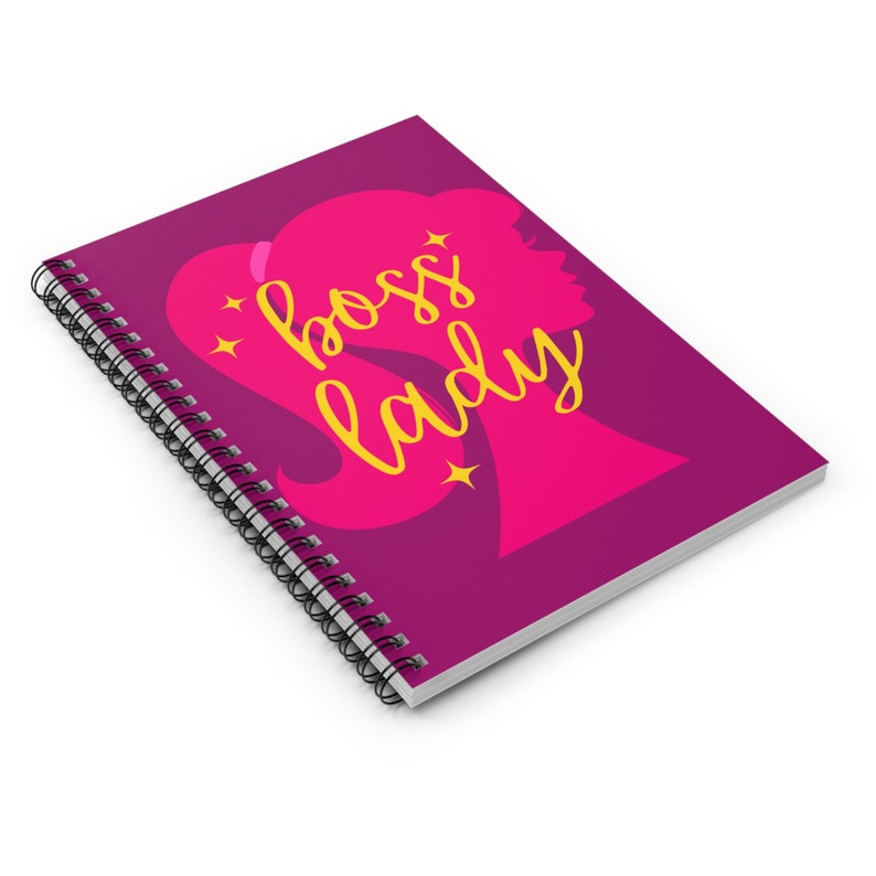 Barbie Inspired Boss Lady Notebook Pink and Berry Feminine Diary ...