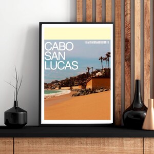 Cabo San Lucas Poster, Cabo Wall Decor, Mexico Wall Art, Coastal Beach ...