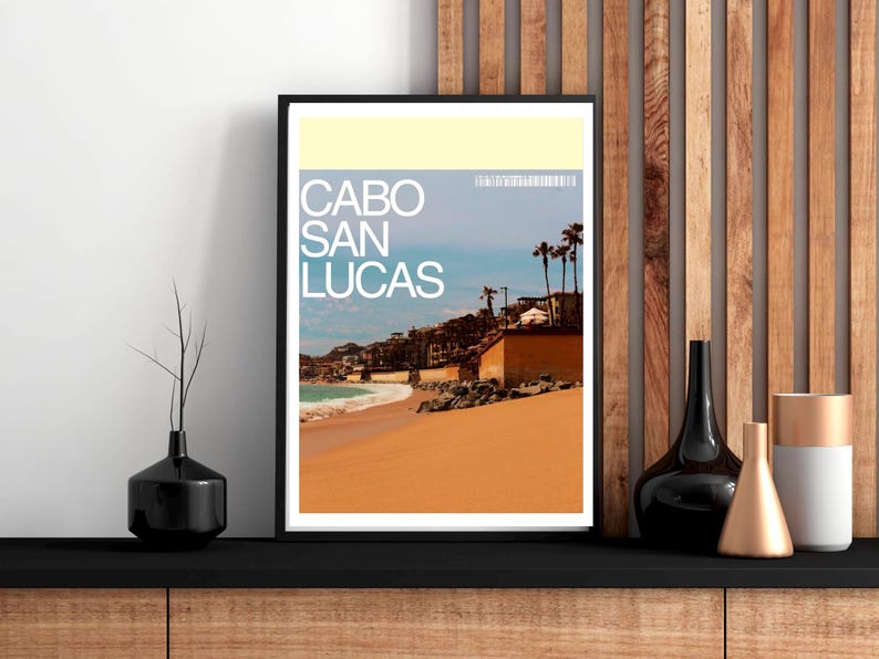 Cabo San Lucas Poster, Cabo Wall Decor, Mexico Wall Art, Coastal Beach ...