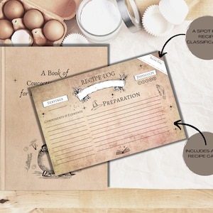 Recipe Template, Cookbook Template, Recipe Book Template, Recipe Card ...