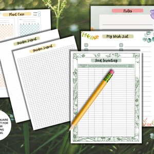 Garden Journal Printable, Plant Journal, Garden Planner, Plant ...