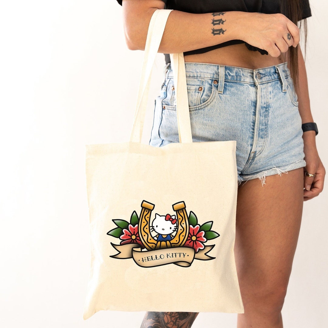 Hello Kitty Tote Bag Hello Kitty Book Bag Hello Kitty Flash Tattoo ...