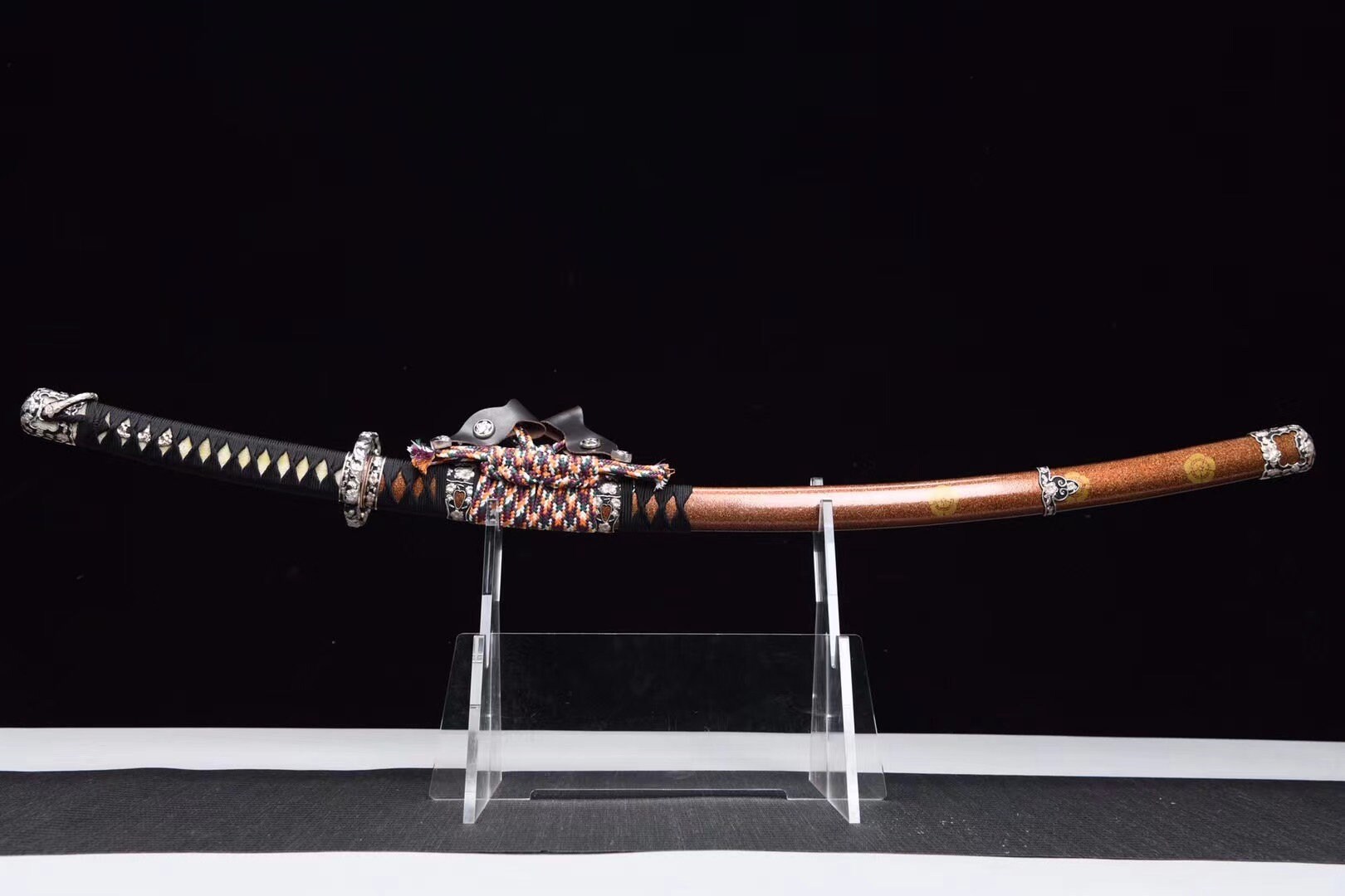 Pure Handmade Japanese Samurai Sword Long Knife Training Sword Anime ...