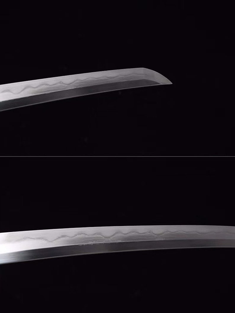 Pure Handmade Japanese Samurai Sword Long Knife Training Sword Anime ...