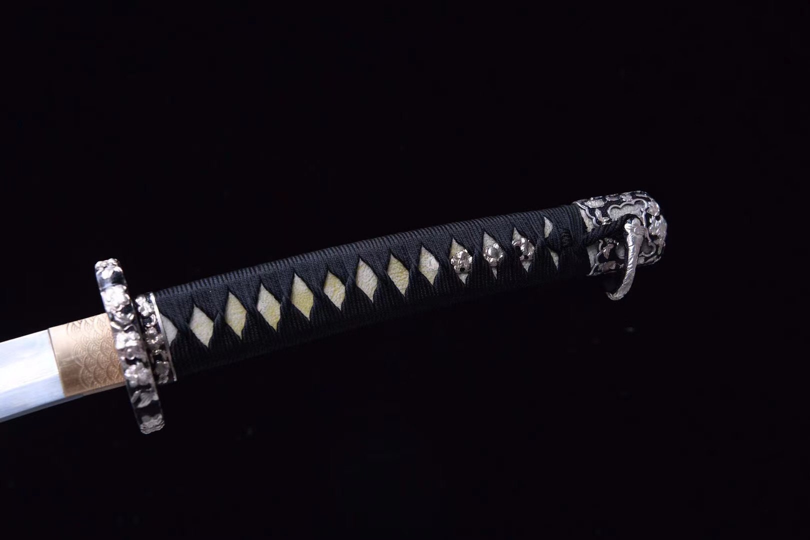 Pure Handmade Japanese Samurai Sword Long Knife Training Sword Anime ...