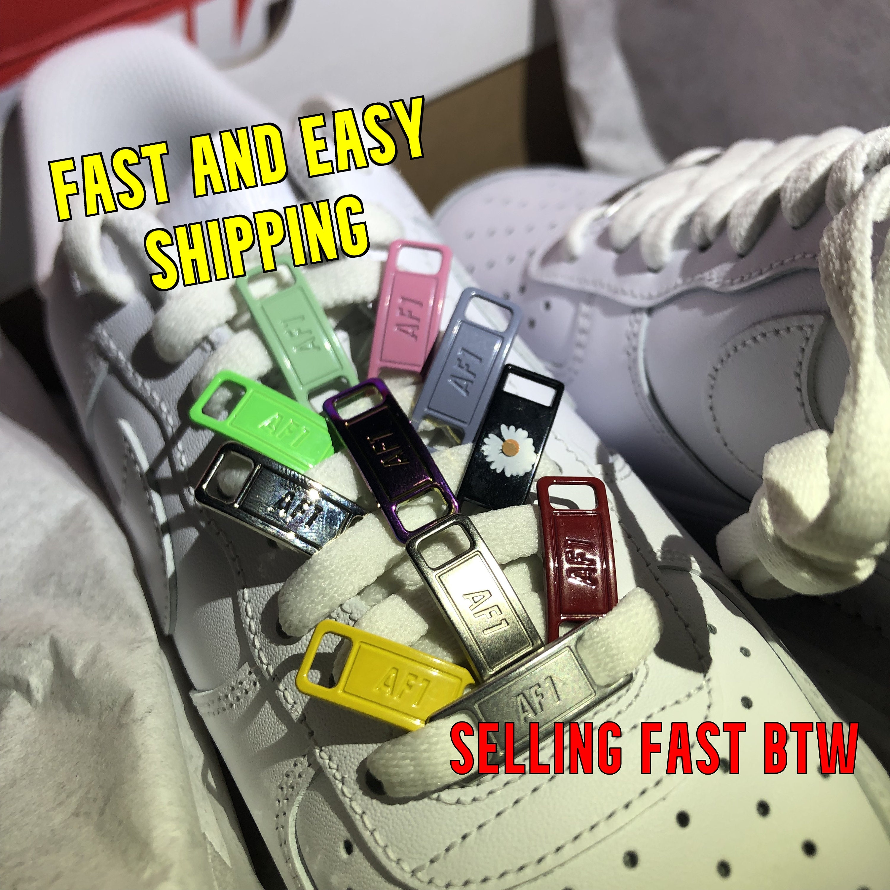 Nike AF1 Replacement Lace Tags Lace Locks Shoe Badge Air Force - Etsy