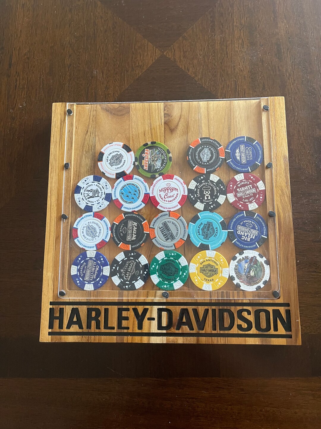 Harley Poker Chip Holder - Etsy
