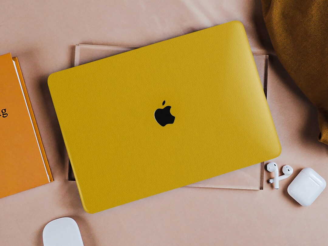 Luminous Yellow Hard Case Aesthetics MacBook Case Protect - Etsy