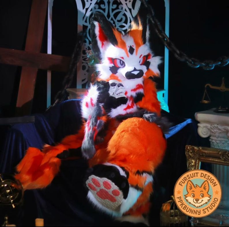 Fursuit Full Body, Furrynew Pre-made Fur Head, Furry Cosplay, Full ...