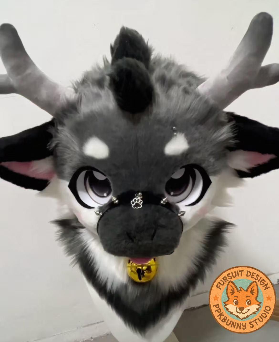 Fursuit Head- Head Only, Furry Cosplay, Kemono Cosplay, Fursuit Head ...
