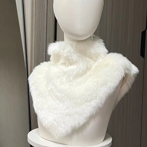 Fursuit Neck Hair, Kig Fursuit Fur Collar, Solid Color Fur Collar ...