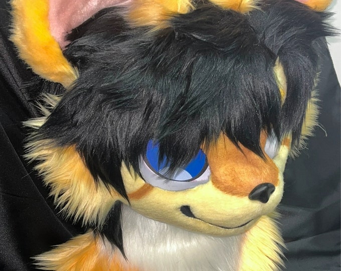 Fursuit Head, Furry New Pre-made Fur Head, "broad-eared Fox", Furry Cosplay - Etsy
