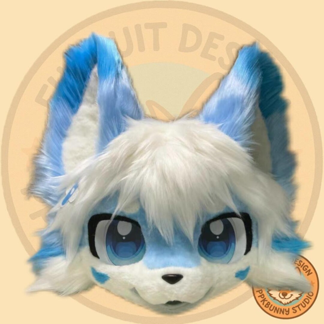 Fursuit Head- Head Only, Furry Cosplay, Fursuit Premade, Kemono Cosplay ...
