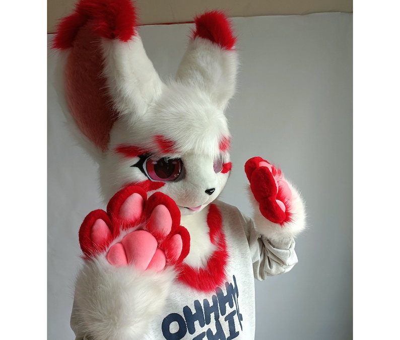 Pre-made Fursuits Half Suits, Furry Cosplay, Red and White Foxes - Etsy
