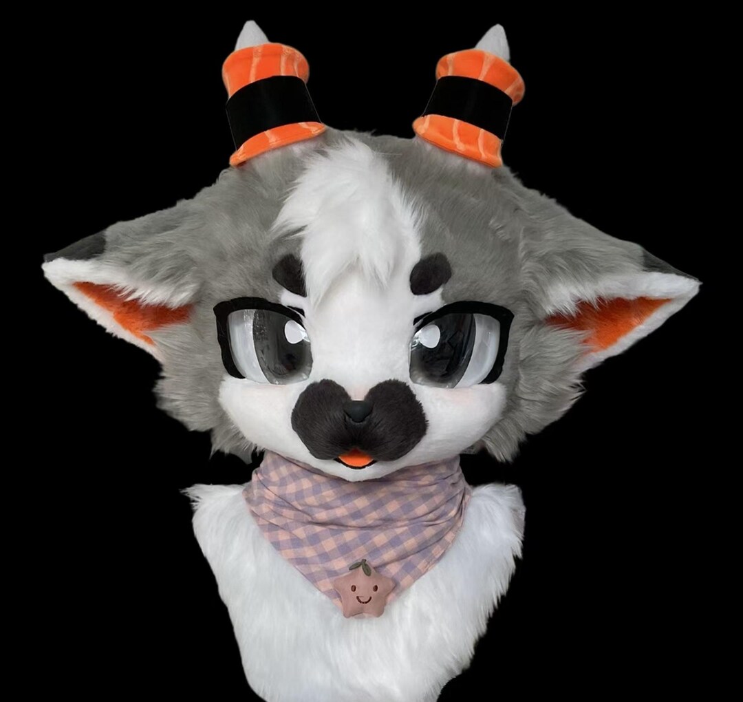 Fursuit Head Head Only, Furry Cosplay, Fursuit Premade, Fantasy ...