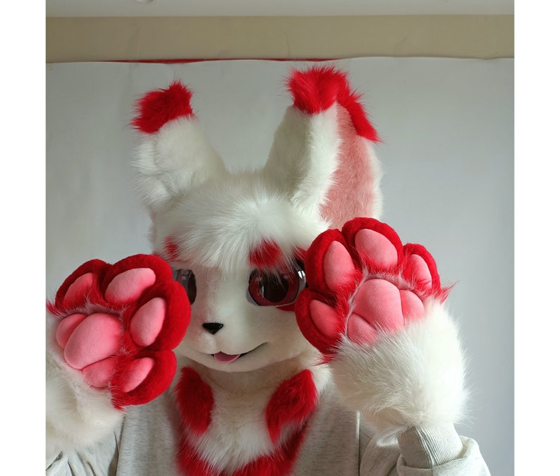 Pre-made Fursuits Half Suits, Furry Cosplay, Red and White Foxes - Etsy