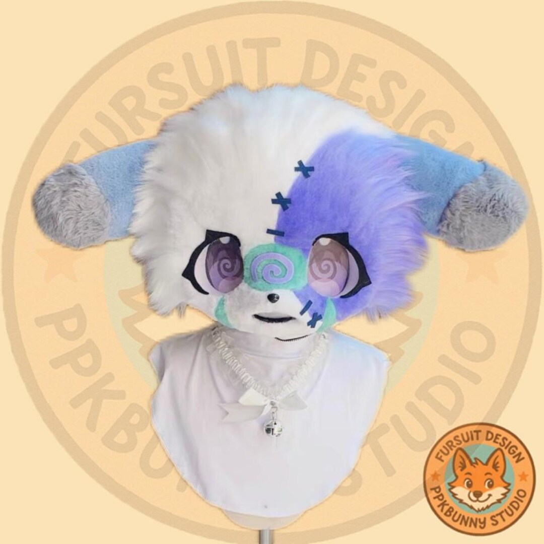 Fursuit Head- Head Only, Furry Cosplay, Fursuit Premade, Kemono Cosplay ...