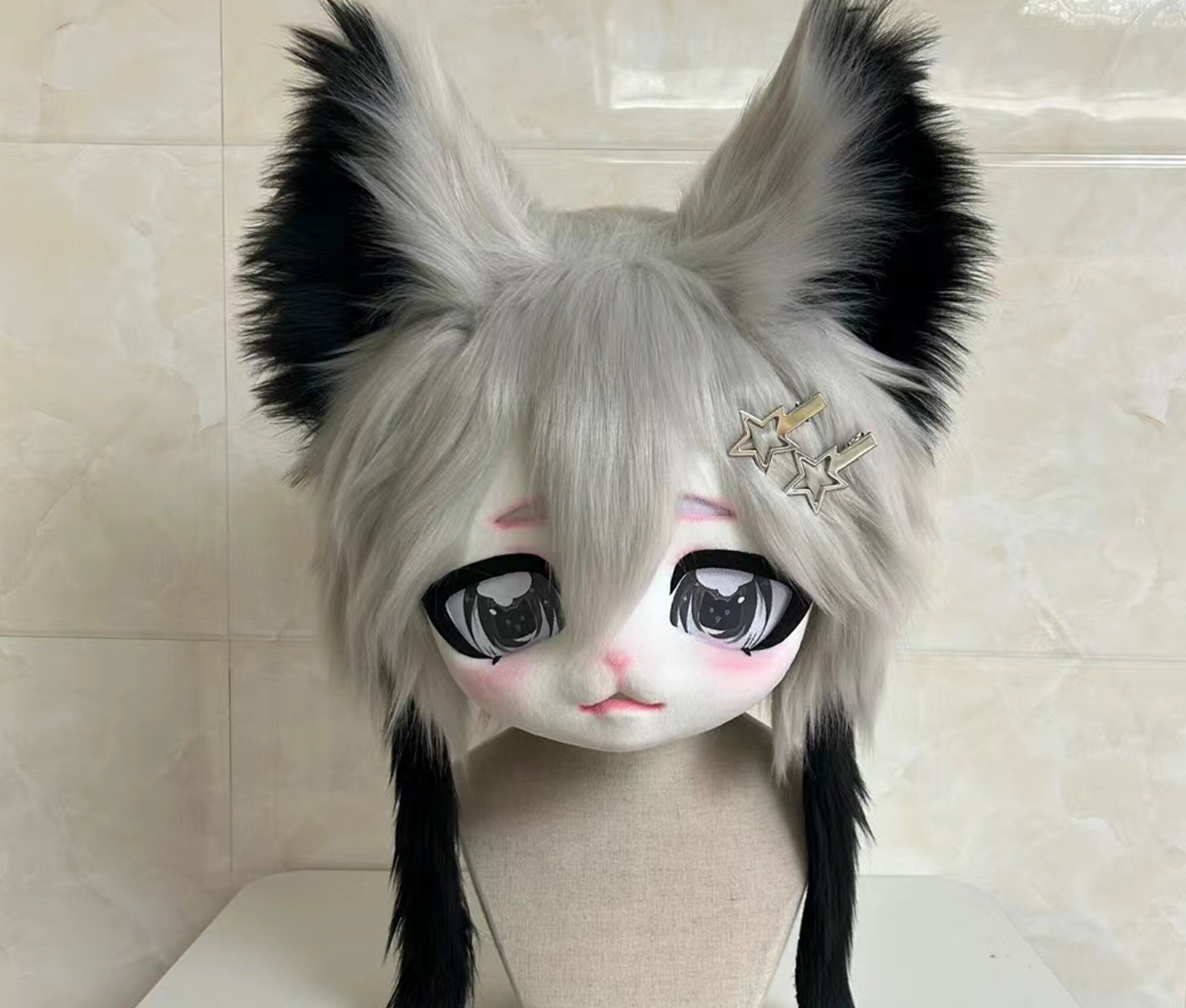 Kig Fursuit Head Head Only, Furry Cosplay, Fursuit Head sweet and Cool Cat - Etsy