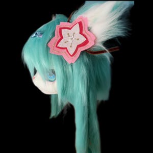 Hatsune Miku Cat-premade Kig Head Fursuit Mask Kigrumi Head, Kig Head ...