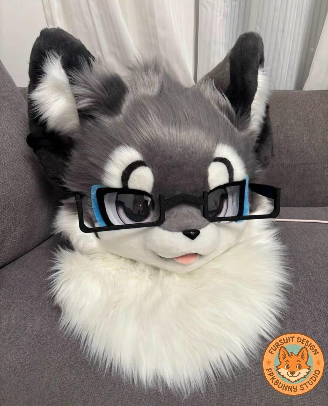 Fursuit Head- Head Only, Furry Cosplay, Fursuit Premade, Kemono Cosplay ...