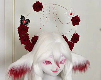 Kig Fur Head, Cute Succubus Lamb Furry Mask Head, Furi Cos, New Fur ...