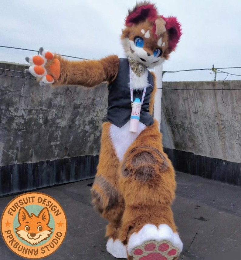 Fursuit Full Body, Furrynew Pre-made Fur Head, Furry Cosplay, Full ...