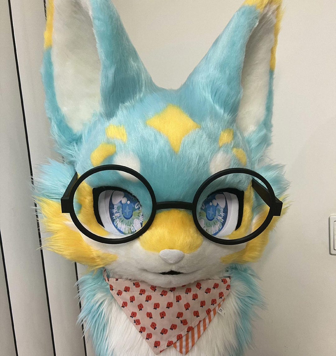 Fursuit Head-head, Furry Pre-made Fur Head, Furry Cosplay, Fursuit ...