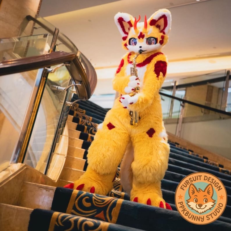 Fursuit Full Body, Furrynew Pre-made Fur Head, Furry Cosplay, Full ...