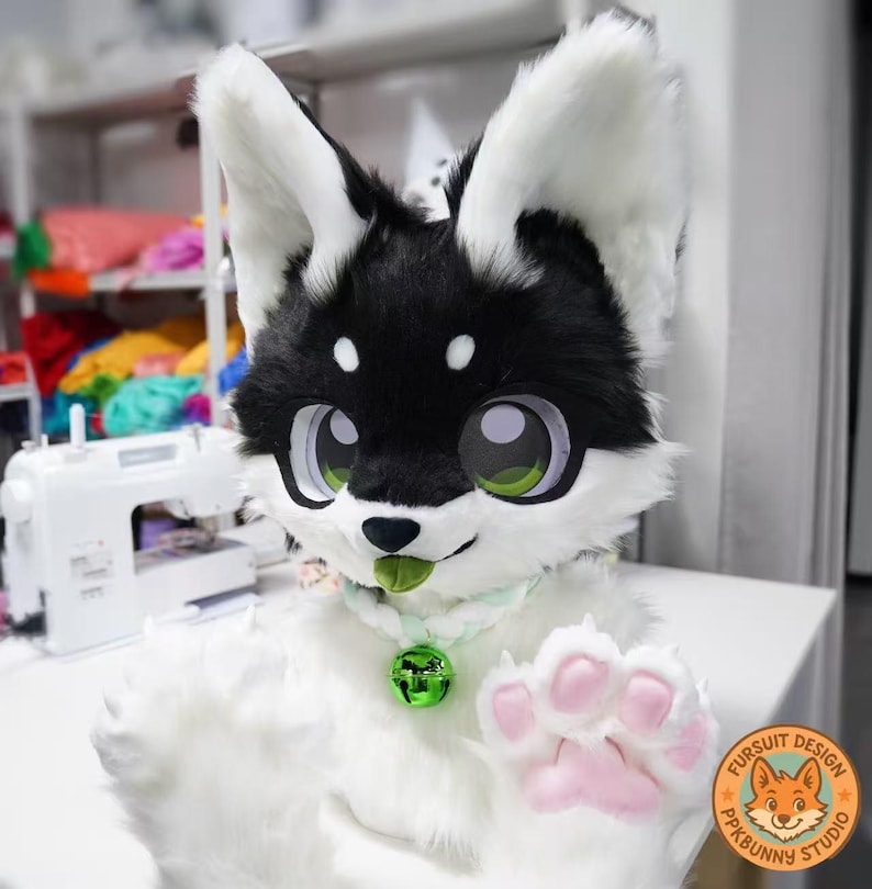 Dog Fursuit Head and Claw, Furry Cosplay, Fantasy Creatures, Cute ...