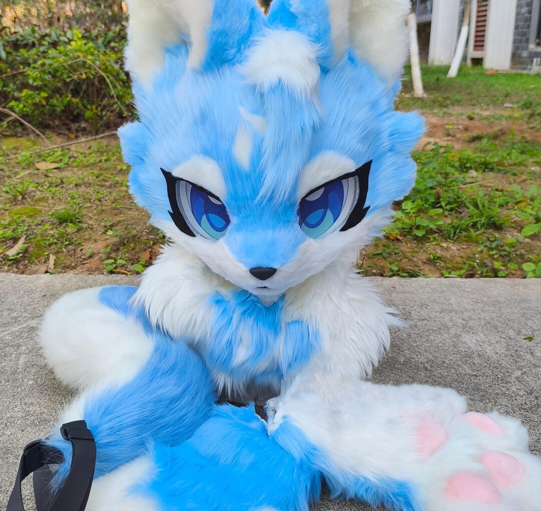 Fursuit Head Claw and Tail, Furry Cosplay, Fursuit Premade, Fantasy ...