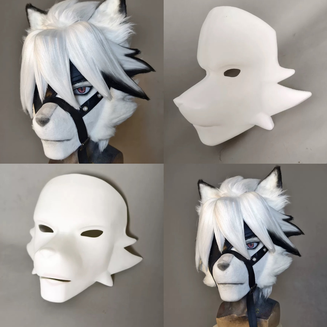 Von Lycaon Head Base,zenless Zone Zero ,furry Cosplay,fursuit Head ...