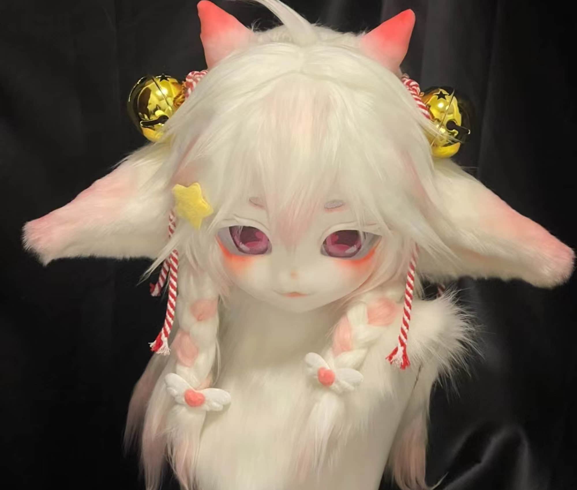 Kig Fursuit Head, Cute Furry Mask Head,furry Cos, New Fursuit Head, Kig ...