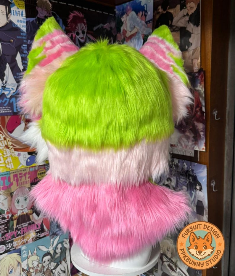 Fursuit Head, Head, Furry Head , Furry Cosplay, Fantasy Creatures ...