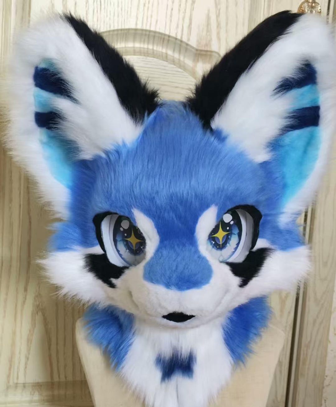 Fursuit Head Head Only,furry Cosplay, Fantasy Creatures,blue Whale ...