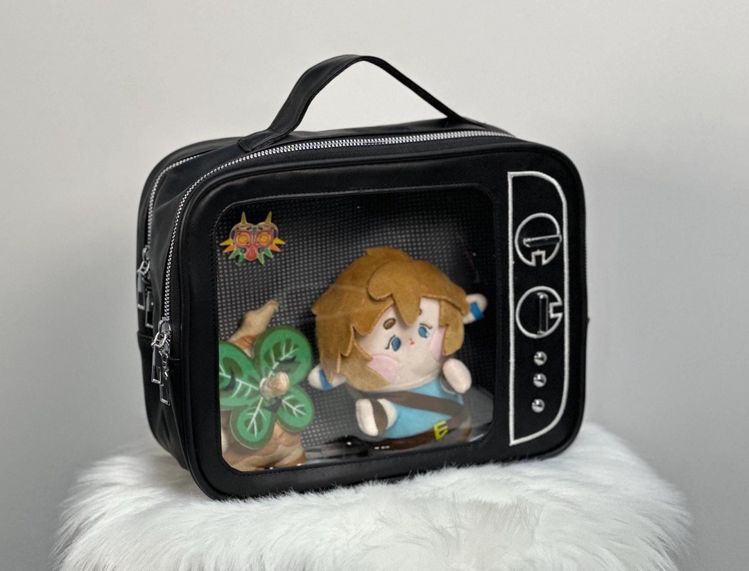 Ita Bag, Plaid Pin Display Bag, Cute Itabag, Window Bag, Pin Purse,gift ...